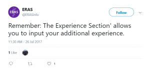 MyERAS Application: How to Fill Out the Experiences Section | Match A ...