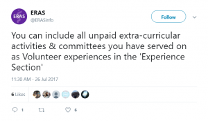 MyERAS Application: How to Fill Out the Experiences Section | Match A ...