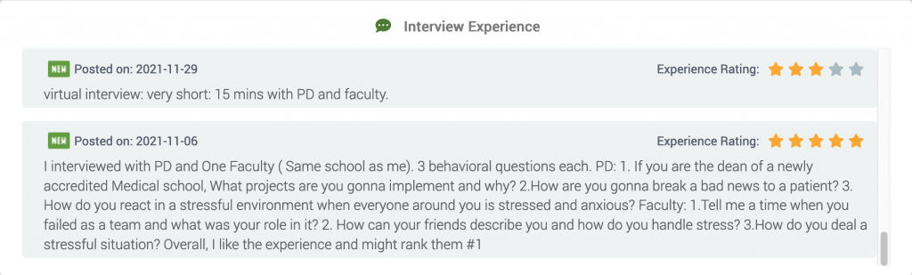 Match A Resident's Interview Feedback | Match A Resident